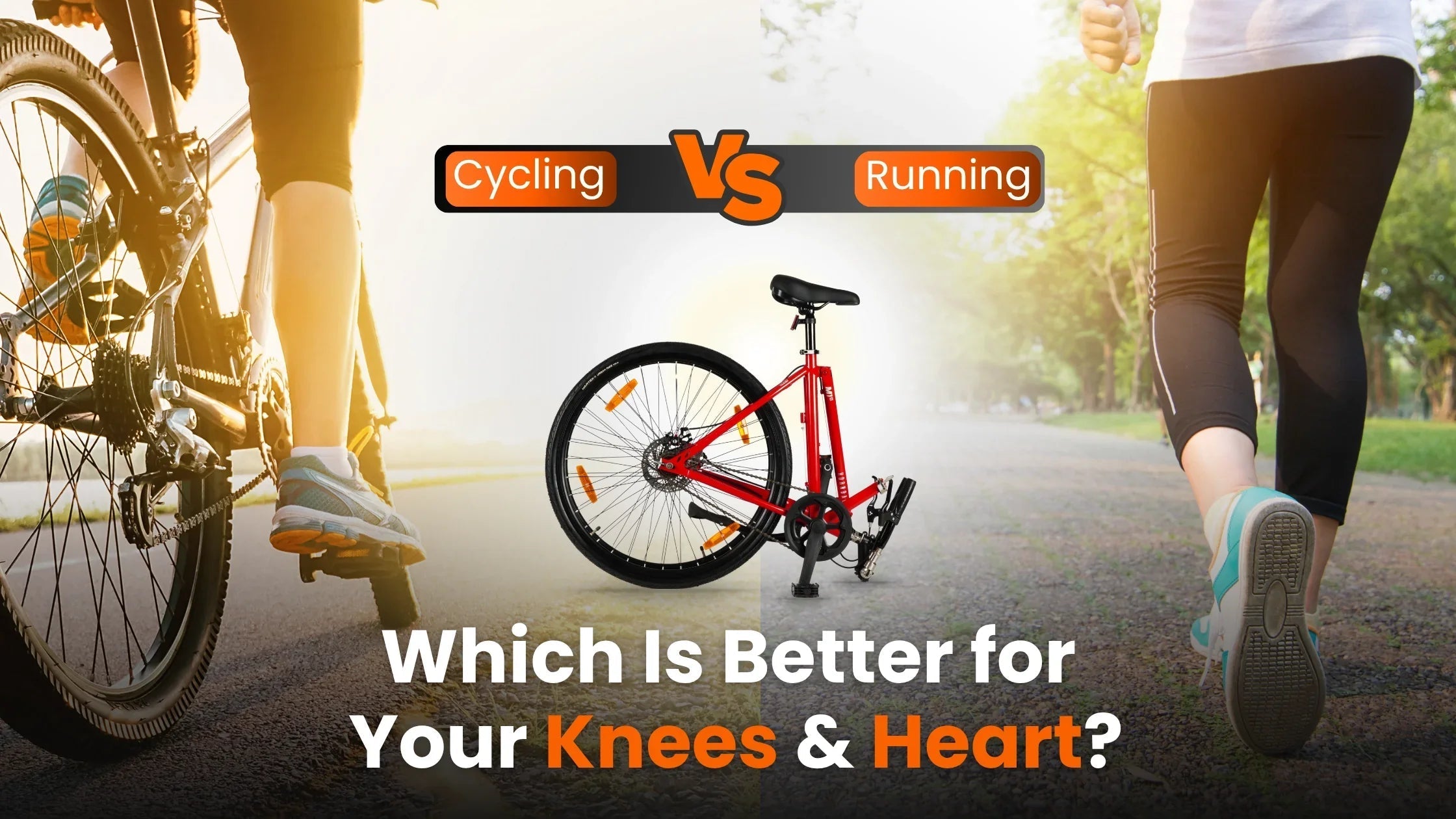 Cycling vs. Running: Which Is Better for Your Knees and Heart? – Hornback