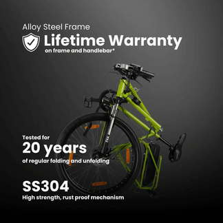 Hornback X1s Electric Cycle - Foldable & Powerful Ride